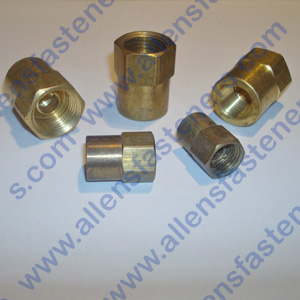 BRASS INVERTED FLARE FEMALE CONNECTER