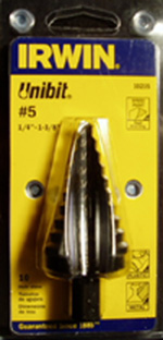 IRWIN/UNIBIT STEP DRILLS #5