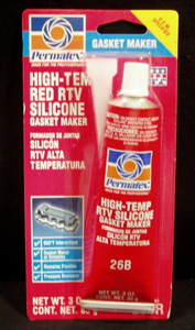 PERMATEX HI-TEMP RED SILICONE