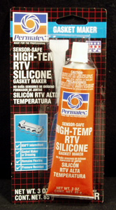 PERMATEX LOW VOLATILE HIGH-TEMP ORANGE SILICONE